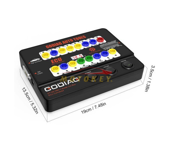 Godiag GT100 OBD Breakout box with Single Display and Canbus Protocol
