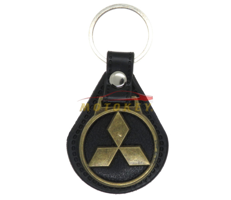 12 Pcs Plastic + Brass Car Brand Keychain Pack