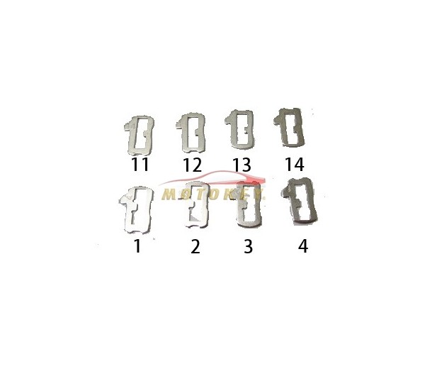 VW HU66 Lock Reed Pin Wafers