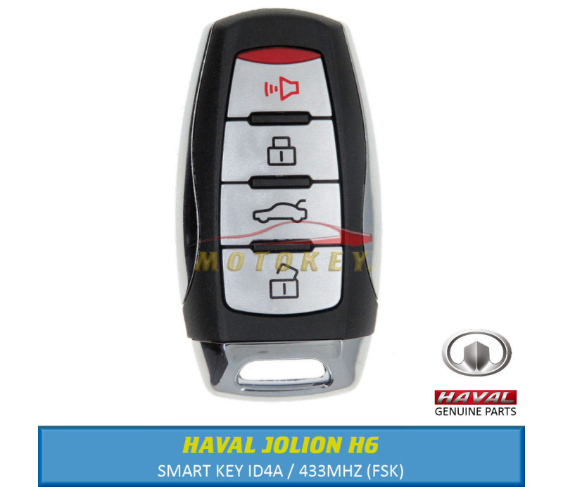 Genuine Haval H6 Jolion 4 Button Smart Key 4A - 3608700ASW04A