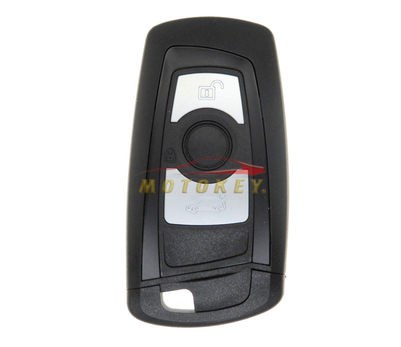 BMW F-Series 3 Button Smart Key Case - Black Trim
