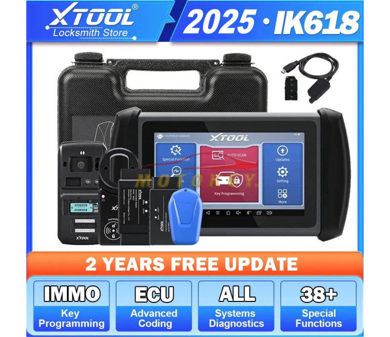Xtool IK618 Auto Key Programmer and diagnostic tool with 2 years free ...