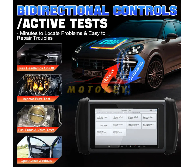 Xtool IK618 Auto Key Programmer and diagnostic tool with 2 years free ...