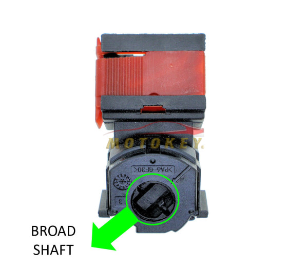 Renault Opel 4 Pin Ignition Switch - Broad Shaft