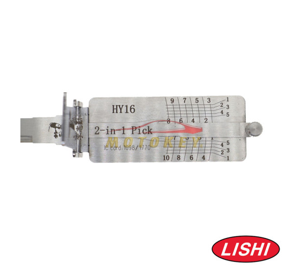 Lishi 2in1 Pick HY16 Single Lever - Kia Hyundai