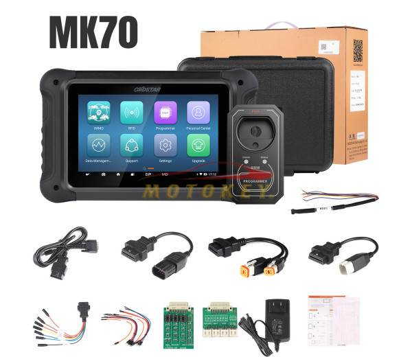 OBDSTAR MK70 Motorcycle Key Programer Support Key Programming and ...