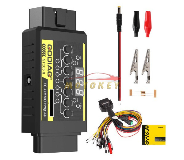 GODIAG GT105 II ECU IMMO Prog AD Break Out Box ECU Connector + Full ...