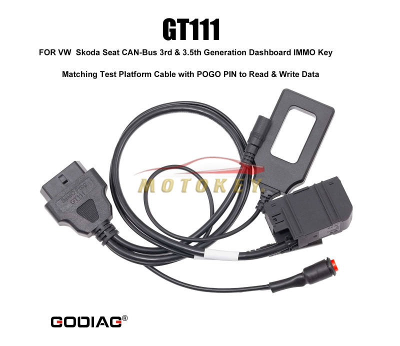 GODIAG GT111 VW Golf 5 Caddy 3rd & 3.5th Generation IMMO Key Matching ...