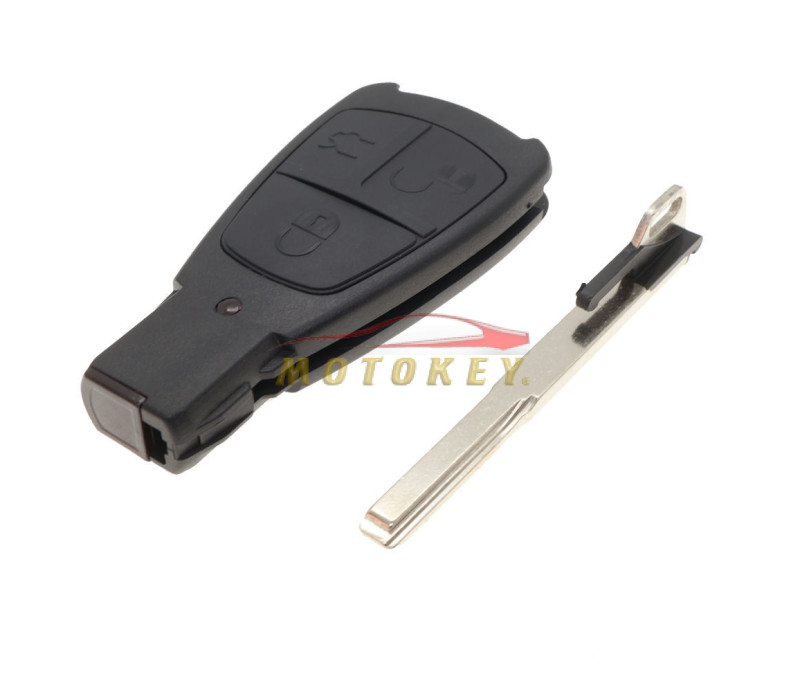 Mercedes Benz W202 Old Big IR Key Case with Blade