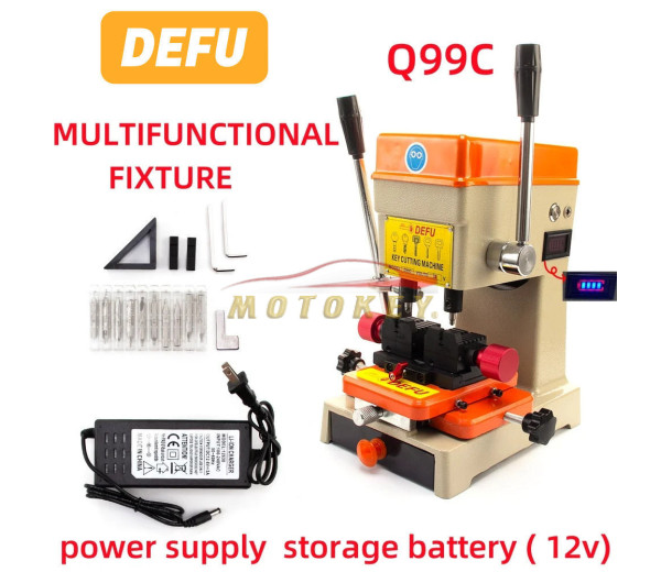 Defu Q99C Vertical Key cutting Machine for Laser and Dimple keys