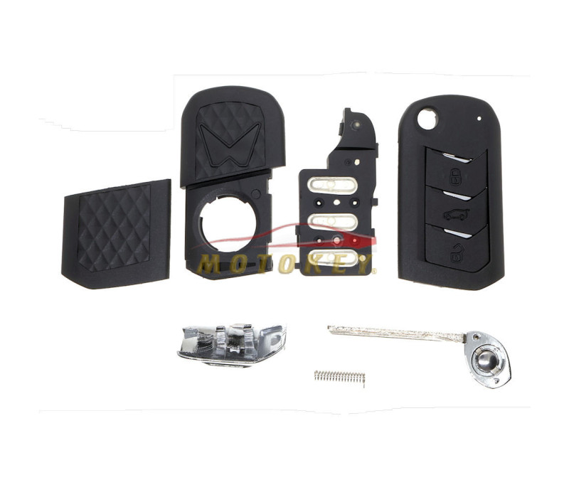 Mahindra PIK UP S4 S6 - 3 Button Flip Key Case