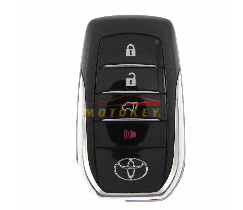 Toyota Hilux / Fortuner / Land Cruiser 4 Button Smart Key Case