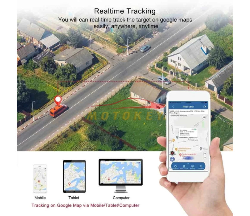 4G GSM GPRS GPS Tracker for Cars and Bikes with Remote