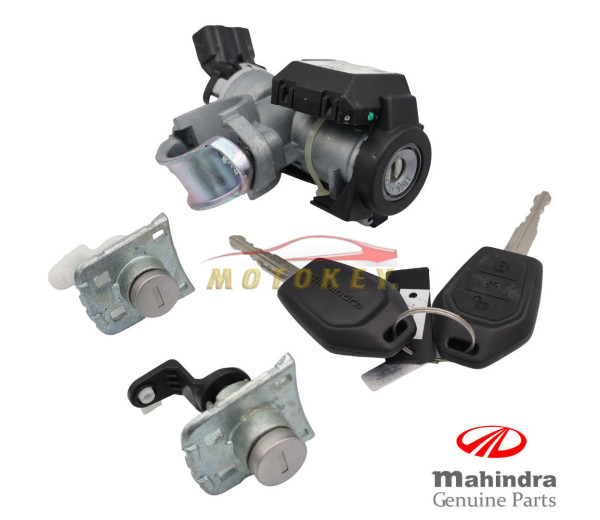 Mahindra TUV300 Lock Set Genuine OEM With Remote Key