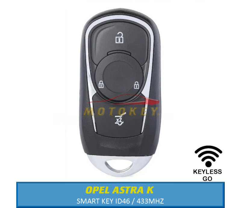 Opel Astra K - 4 Button Smart Key