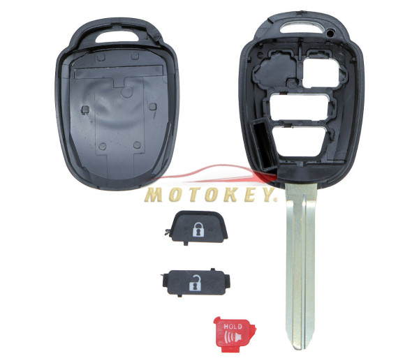 Toyota Rav4 Quantum 2+1 Button Remote Key Case