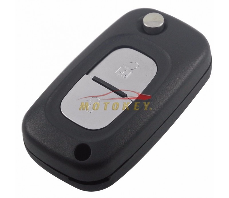 Renault 2 Button Flip Key Case