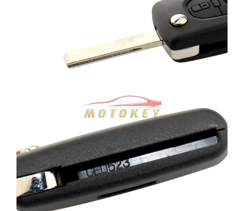 Peugeot / Citroen 3 Button Flip Key Case