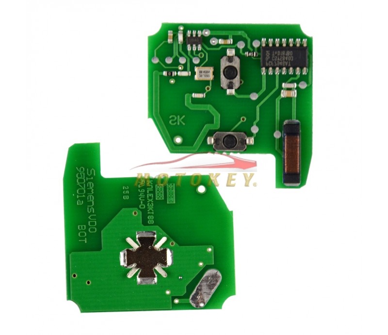 Nissan Navara / X-Trail 2 Button Remote key 433Mhz ID46