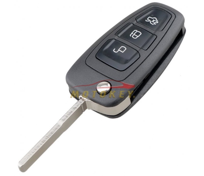Ford 3 Button Remote key - Ranger T6 / Fiesta / Focus / Mazda BT-50