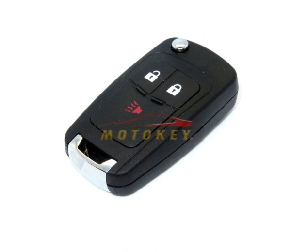 Chevrolet Spark / Aveo 3 Button Flip Key Case