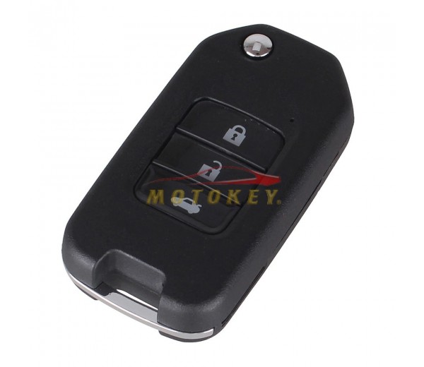 Honda 3 Button Flip Key Case 2014+