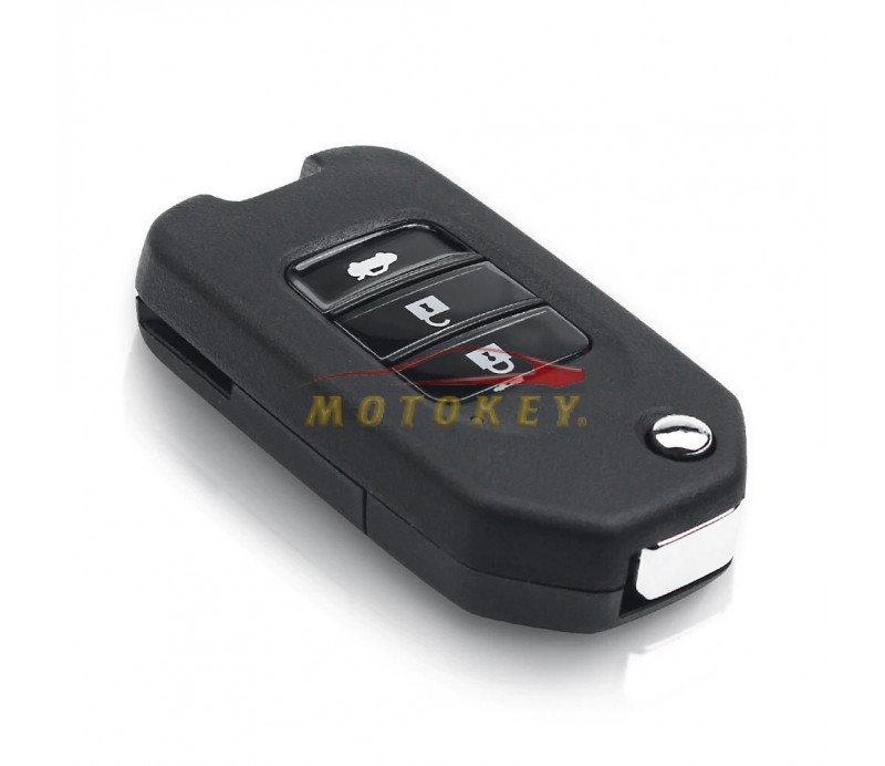 Honda 3 Button Flip Key Case 2014+