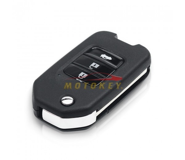 Honda 3 Button Flip Key Case 2014+