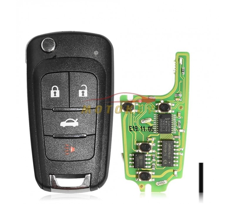 VVDI Chevrolet Shape Universal Wireless 3 Button Remote Key - XNBU01