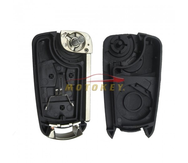 Opel 2 Button Flip Key Case