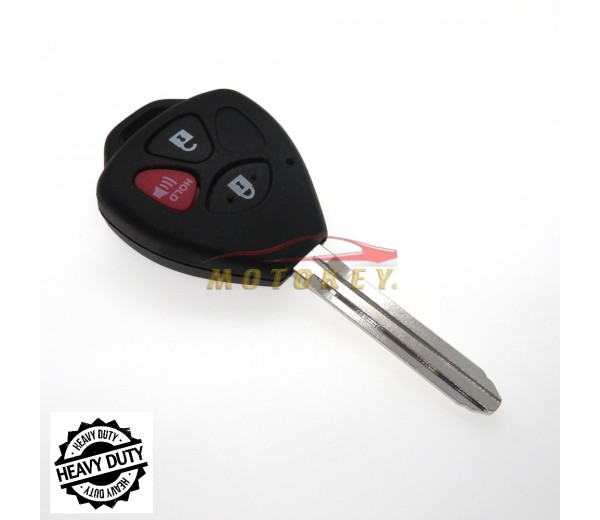 Toyota Hilux / Fortuner / Quantum 3 Button Key Case - Heavy Duty