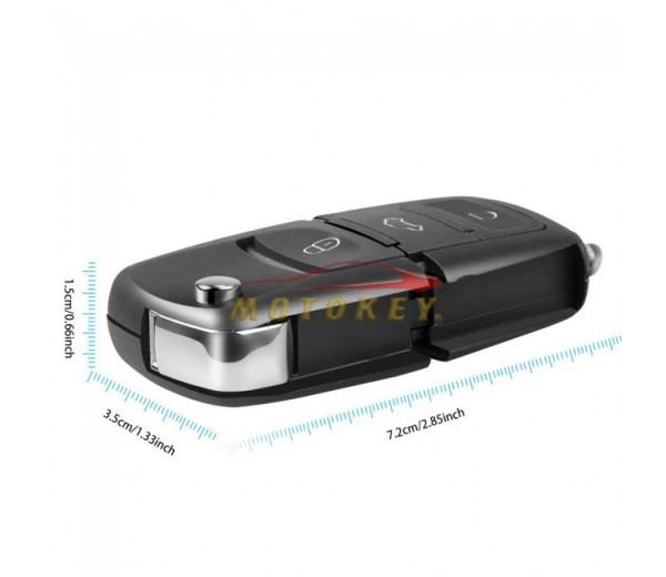 Xhorse VW B5 Golf 5 Shape Universal Wire 3 Button Remote Key - XKB520EN