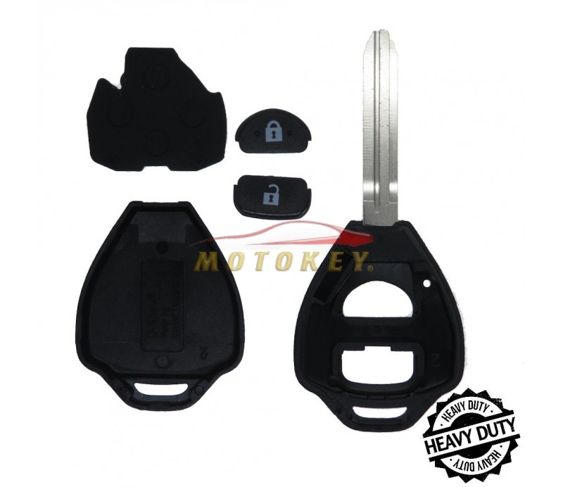 Toyota Yaris 2 Button Key Case - Heavy Duty