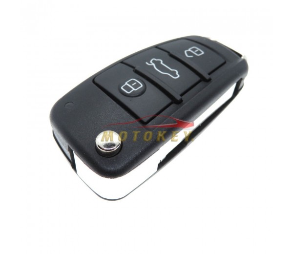 AUDI MQB A3 S3 - 3 Button Flip Key Case