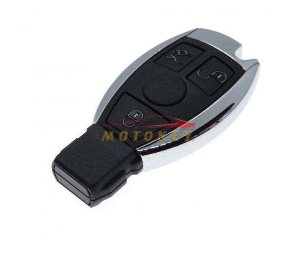 Mercedes Benz W204 / W207 Chrome Key Case 3 Button