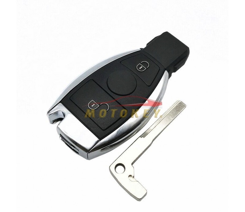 Mercedes Benz Vito Chrome Key Case 2 Button