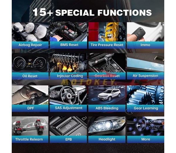 Xtool A30 Pro OBD2 DTC Scanner Diagnostic Tool - Full System functions ...