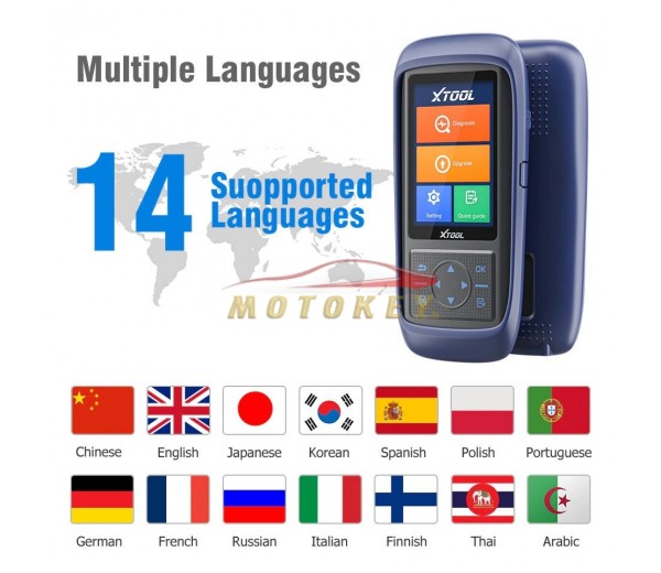 Xtool A30 Pro OBD2 DTC Scanner Diagnostic Tool - Full System functions ...