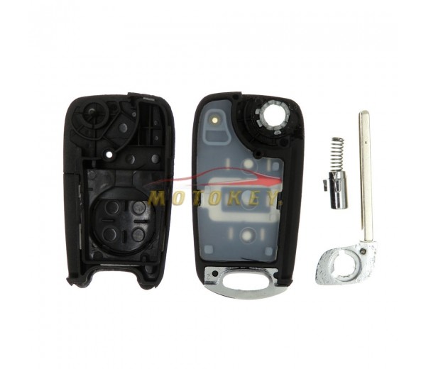 Kia Picanto 3 Button Flip Key Case - Solid Buttons