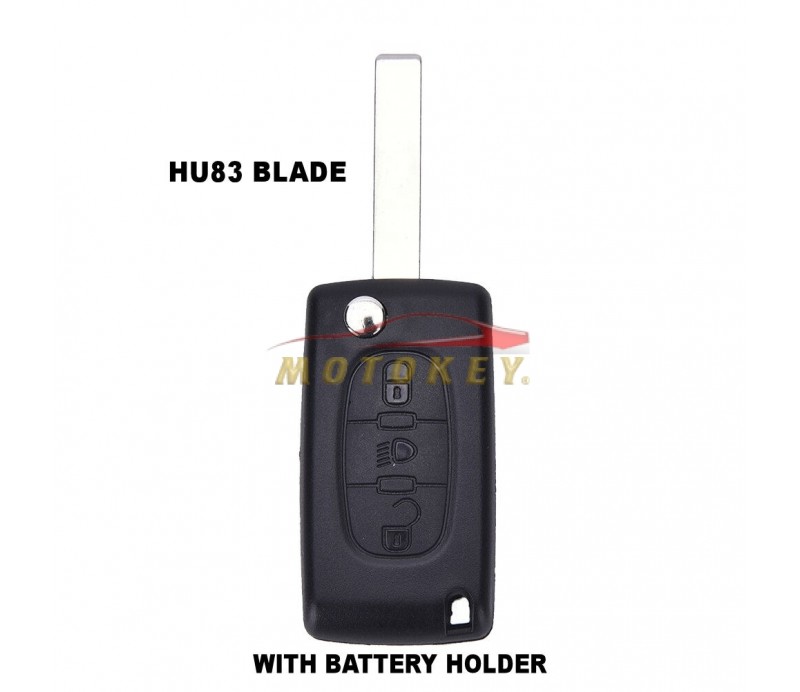 Citroen 2 Button Key Case