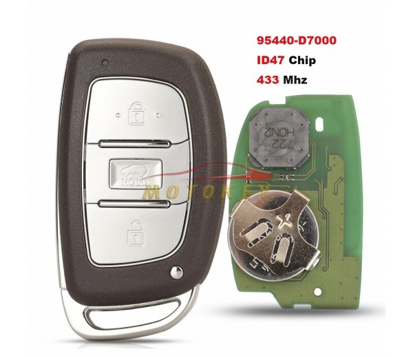 Hyundai Tucson 2019 3 Button Proximity Smart key