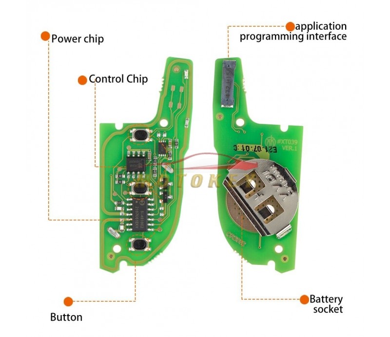 VVDI Universal Super Remote Key 3 Button - XEKF21