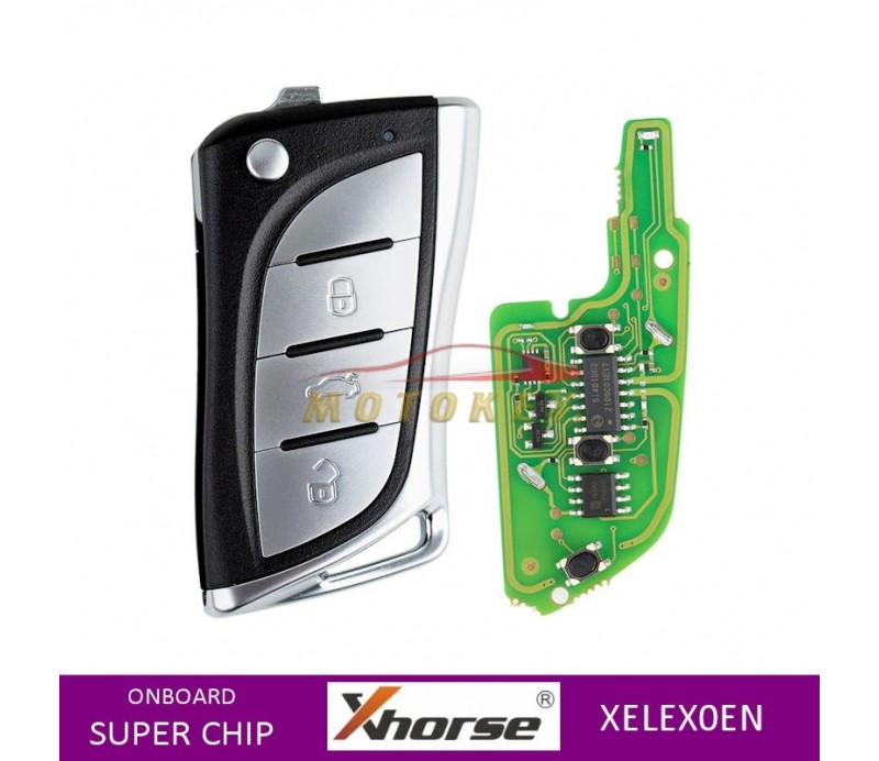 VVDI Lexus Shape Universal Super Remote Key 3 Button - XELEX0