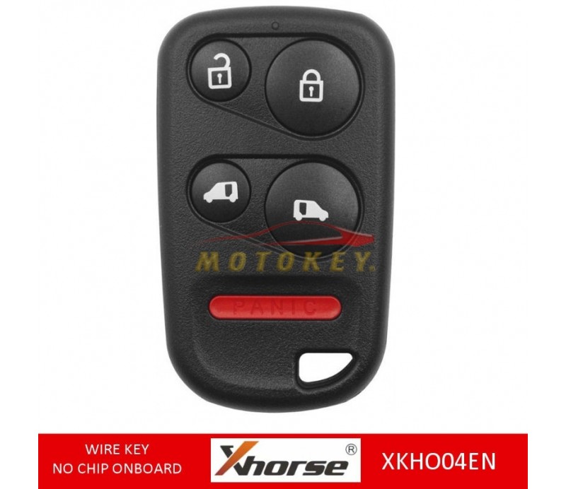 VVDI Honda Shape Universal Wire 5 Button Remote - XKHO04EN