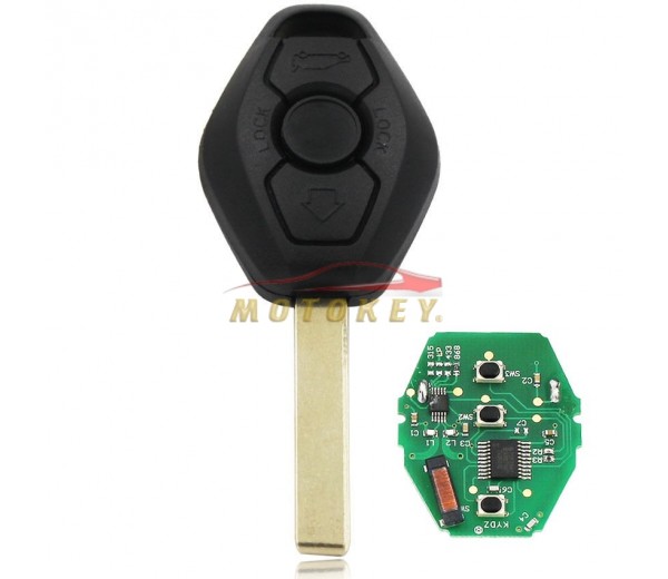 BMW 5 Series E60 Diamond Key with Remote and Transponder - CAS2 - 434Mhz