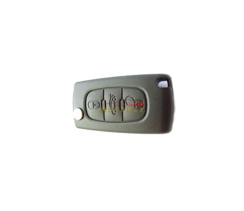 Citroen 3 Button Flip Key Case