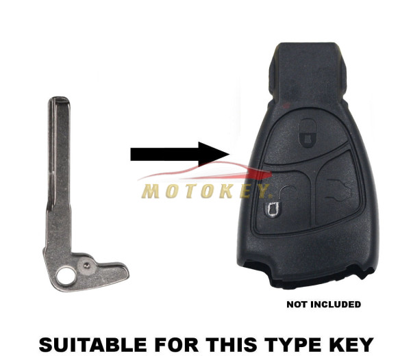 Mercedes Emergency Key Blank for W203