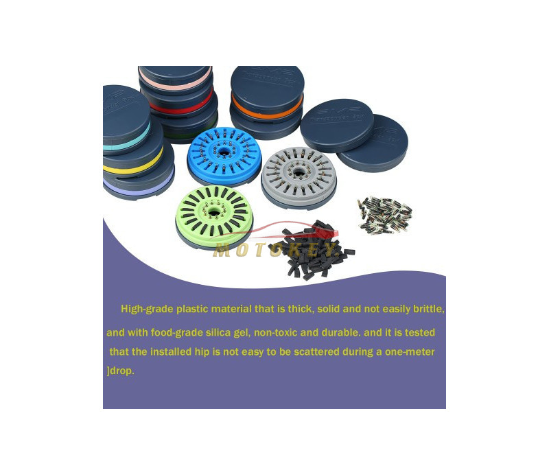 2M2 Transponder Chip Storage Box 10pcs/Set with Carry Case