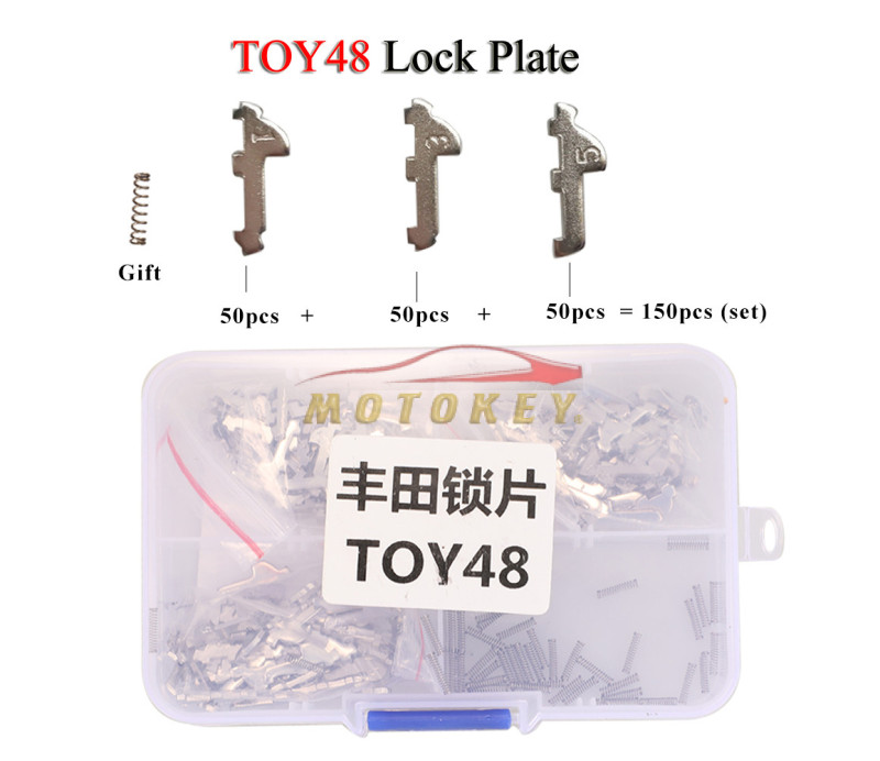 TOY48 Lock Reed Wafer Pins for Toyota 150pcs