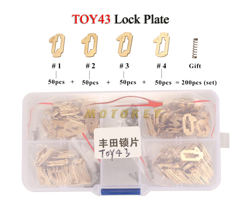 Toyota TOY43 Lock Reed Pin Wafers